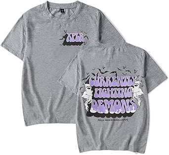 XPLR Fighting Demons Hell Week Merch Halloween Cosplay T-Shirt Women ...