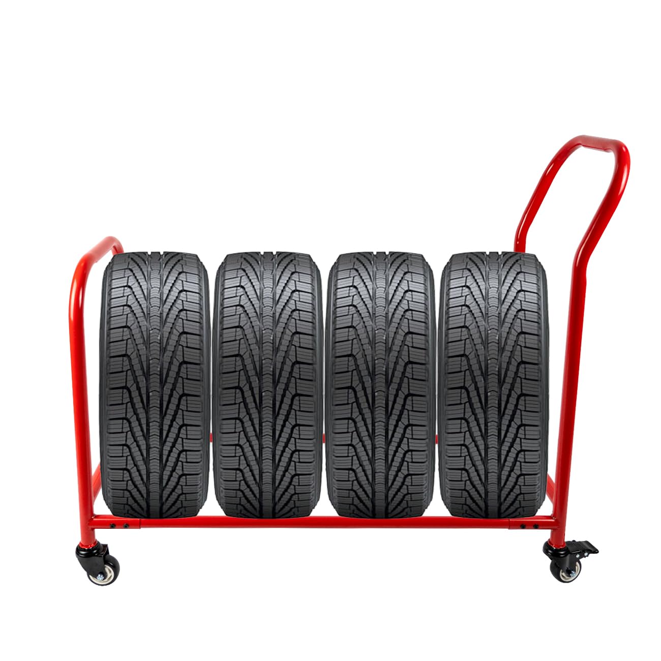 Amazon.com: biosp Rolling Tire Rack, 2 in 1 Metal Heavy Duty Tire ...
