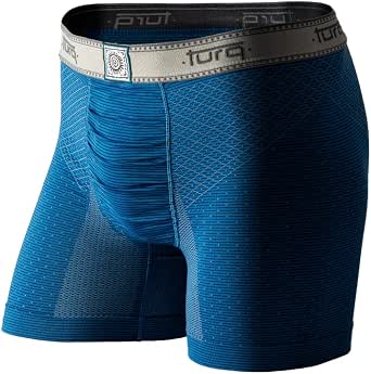 Turq Mens Underwear Boxer Brief | Anti Chafing, Moisture Wicking ...