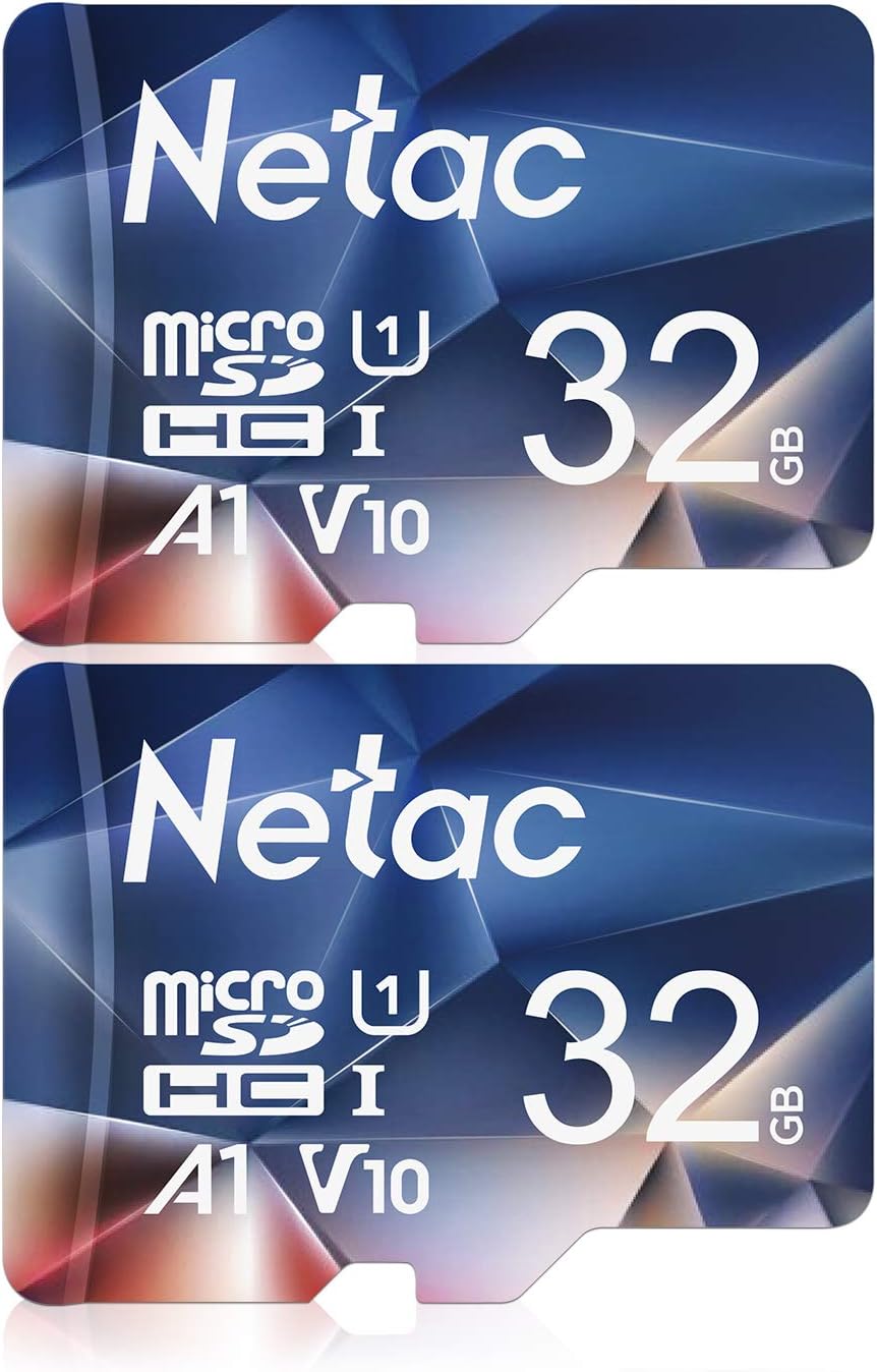Netac 32GB Micro SD Card, 2 Pack Micro Mini SD Card SDHC UHS-I Memory ...