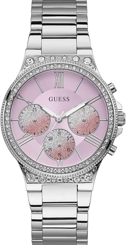 Pink and silver Guess watch brand new - ionproservices.com