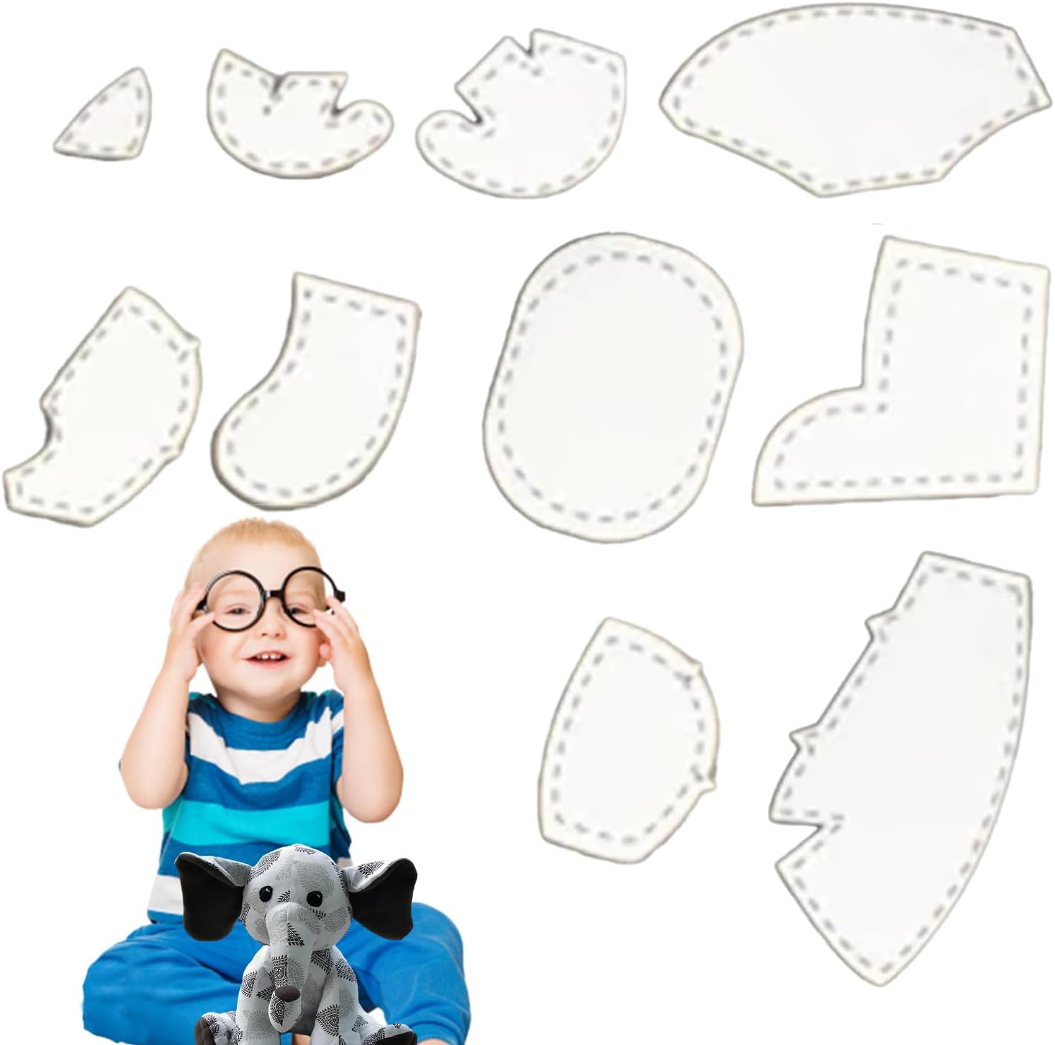 Memory Elephant Template Ruler Set - Sewing Patterns for Beginners ...