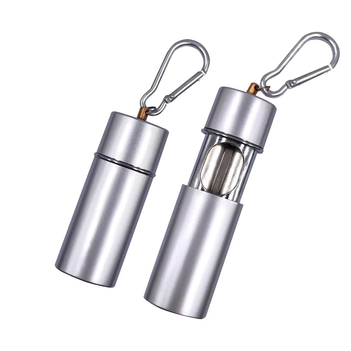 Amazon.com: Hourwof Portable Ashtray with Lid,Metal Outdoor Pocket ...