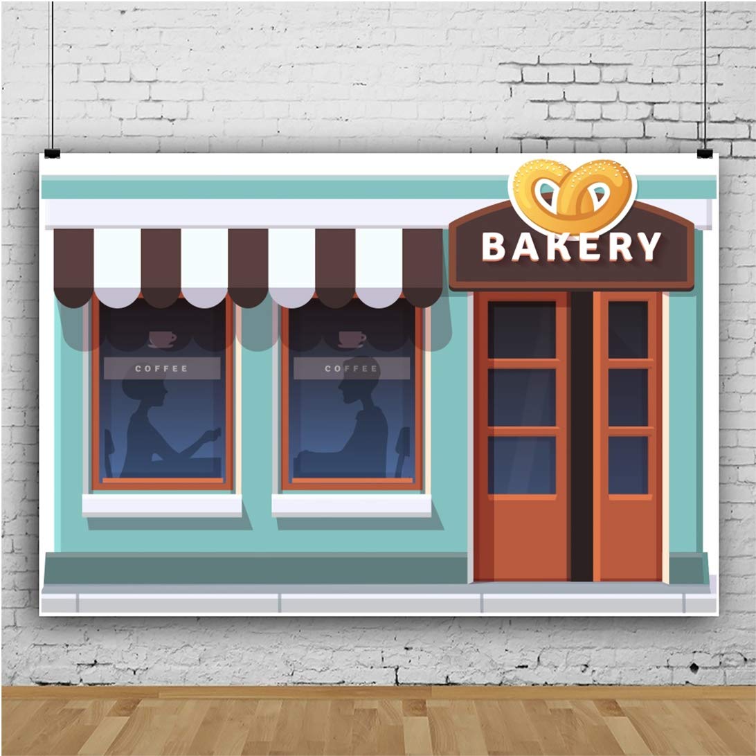 Yeele Cartoon Bakery Backdrop 10x8ft Kids Birthday Party Photography ...