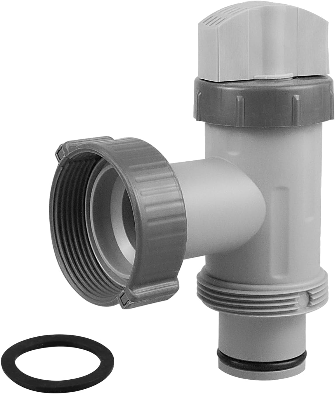 Amazon.com: Dual Split Hose Plunger Valve with 6 Zip Ties for Intex ...