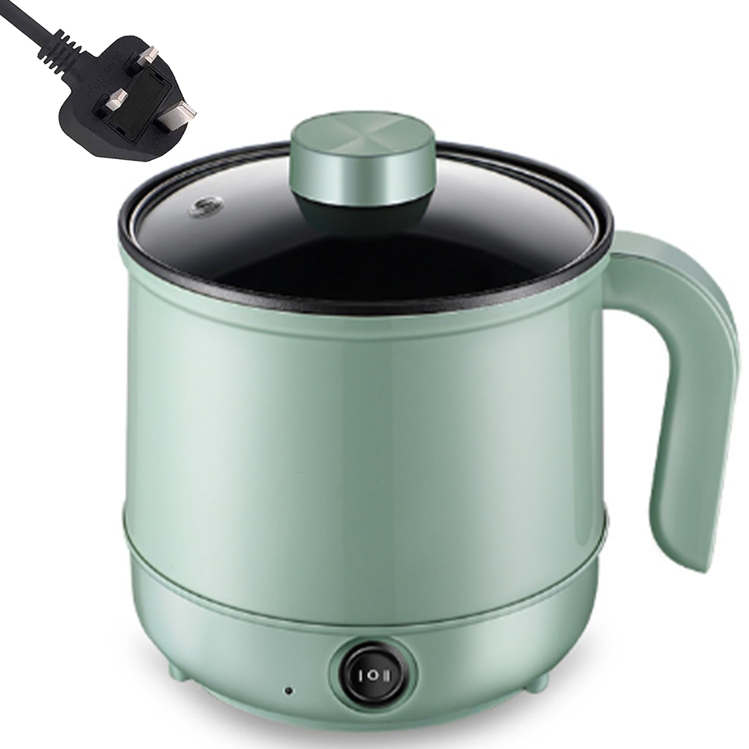 Mylindde 1.7L Electric Cooker, Non-Stick Mini Hot Pot Electric ...