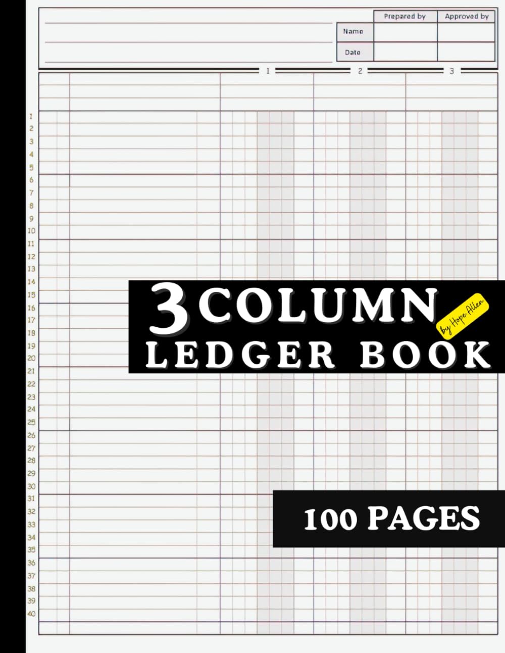 Amazon.com: 3 Column Accounting Ledger: Ultimate tool for meticulous ...