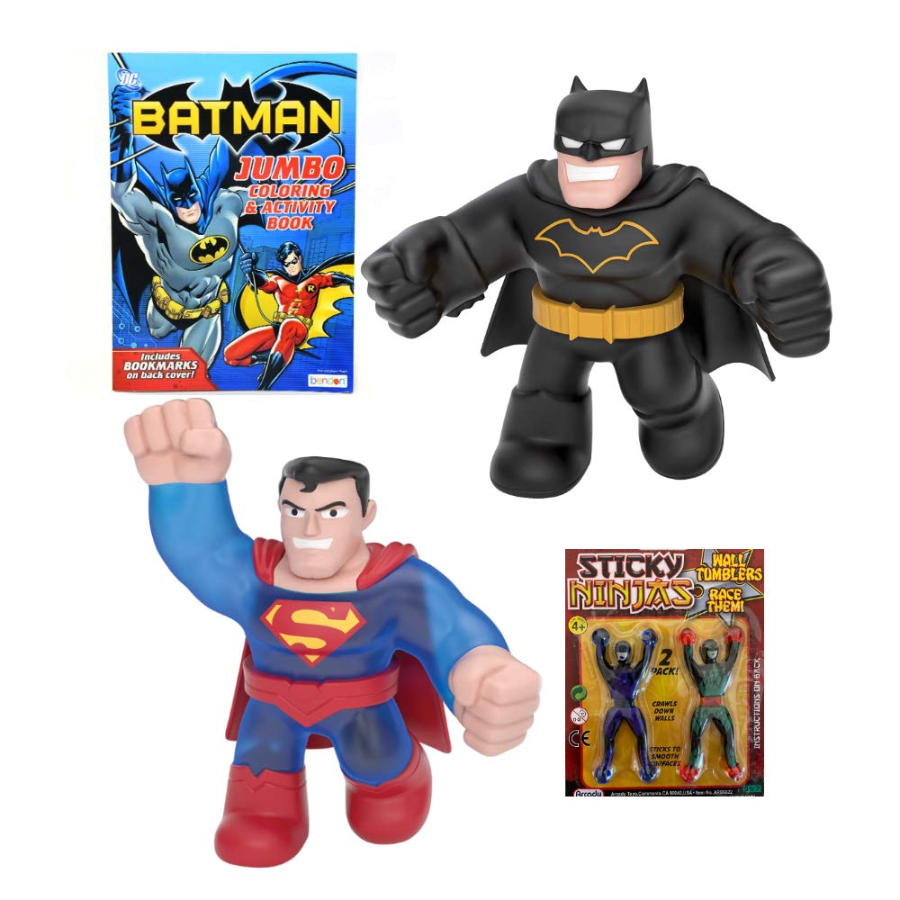 Buy Heroes of Goo JIT Zu DC Superman and Batman Hero 2-Pack with DC ...