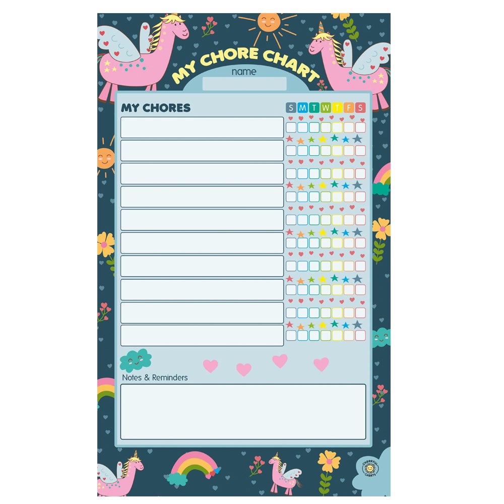 Amazon.com: Chore Chart for Kids with Dry Erase Marker - Reward Chart ...