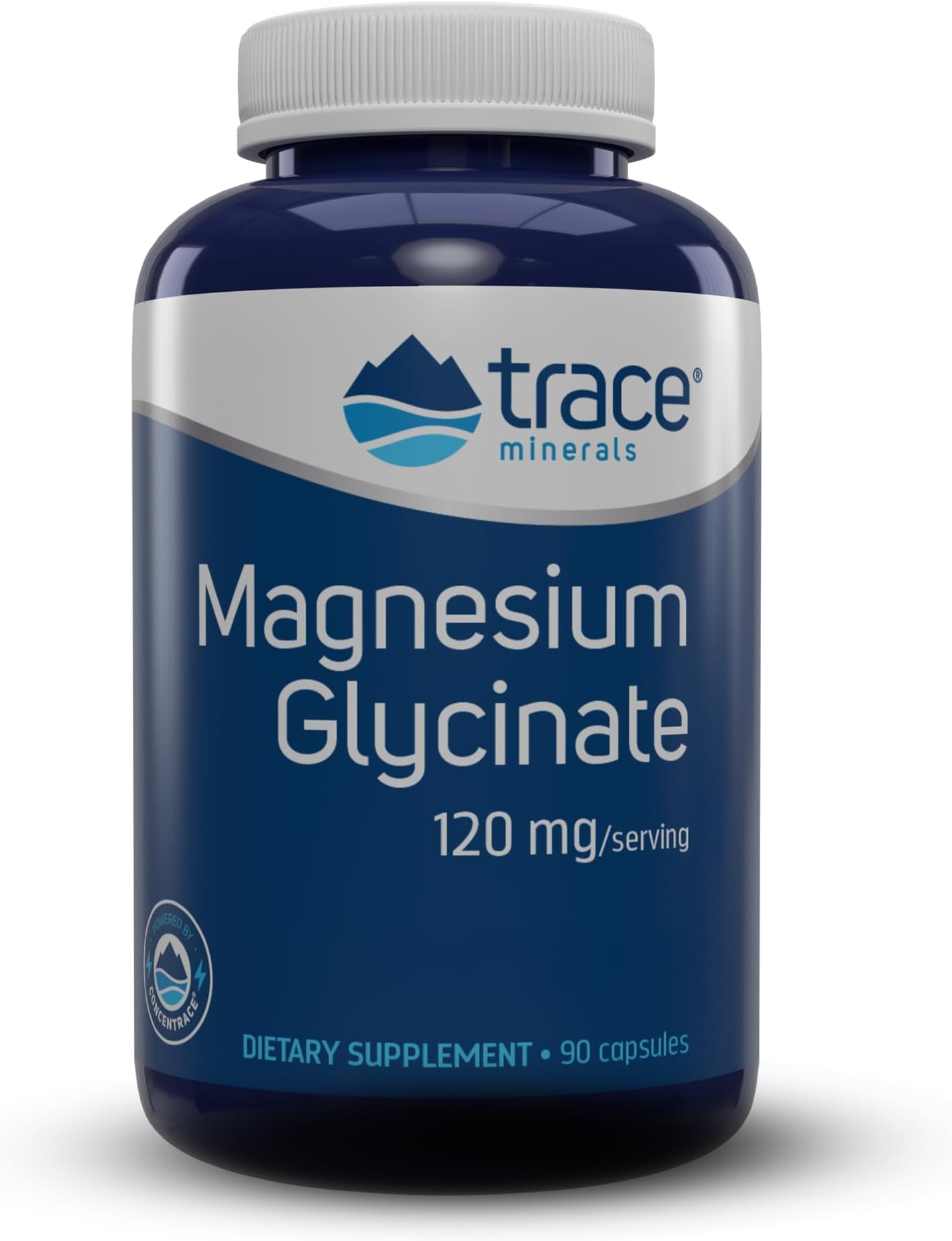 Amazon.com: Trace Minerals Magnesium Glycinate Capsules | 120 mg ...