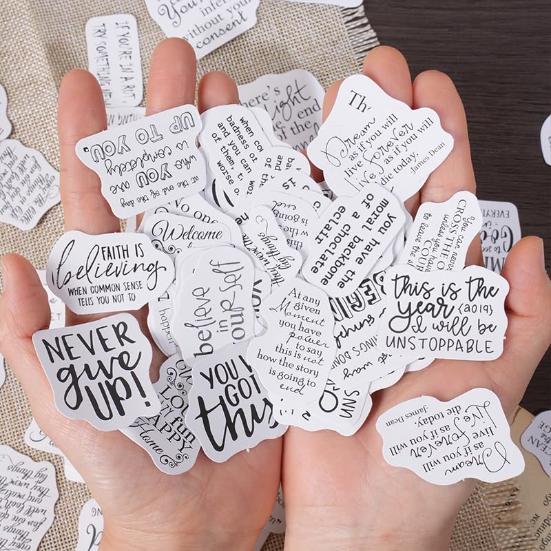 Amazon.com: Obujopal 46PCS Positive Quote Stickers Stickers for Laptop ...