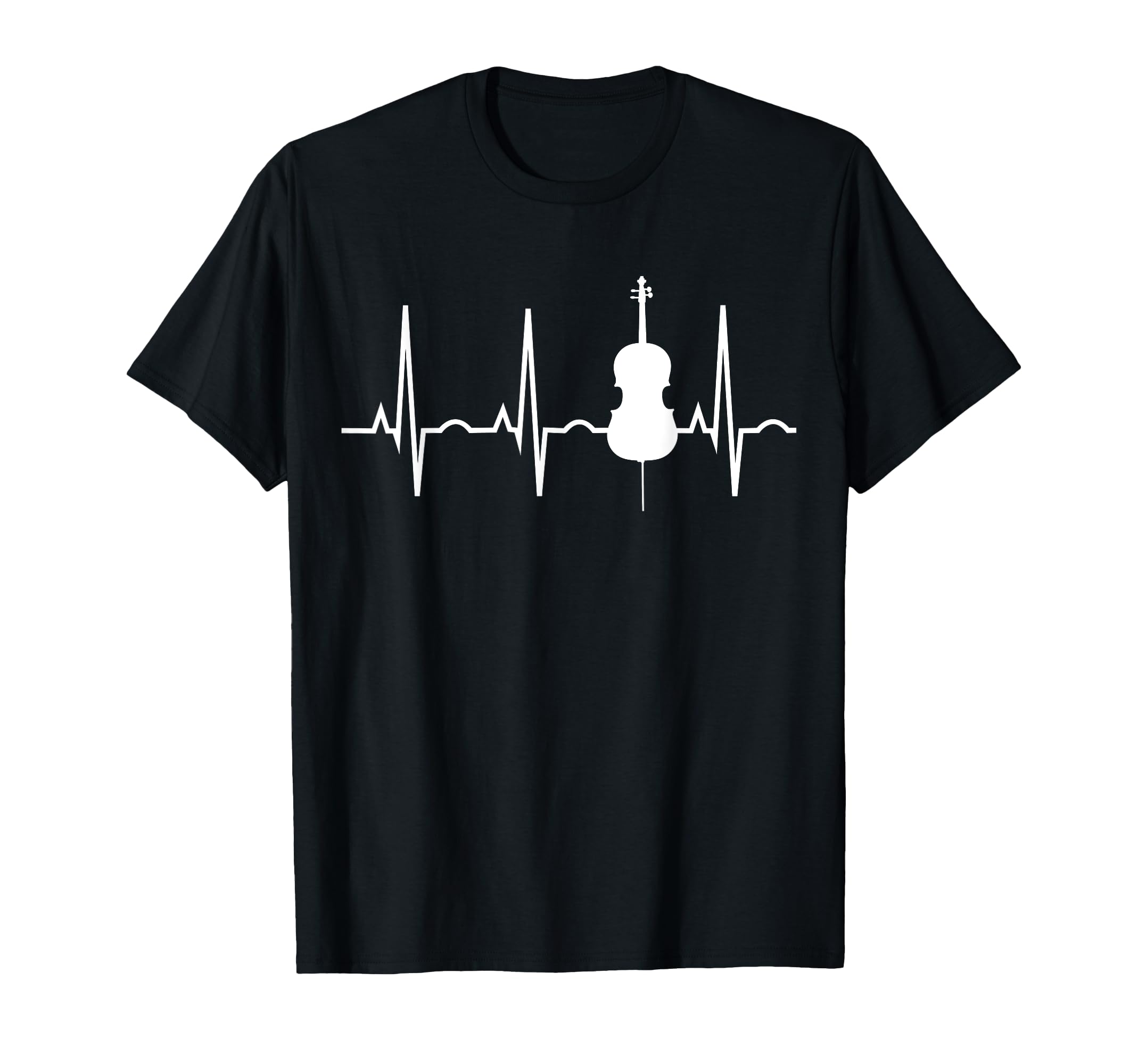 Amazon.com: Cello Player Shirt Cellist Heartbeat Orchestra Gift T-Shirt ...