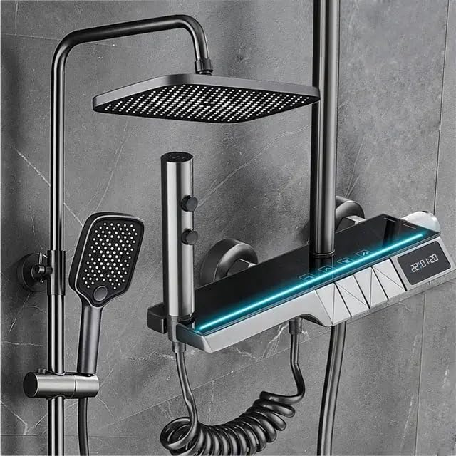ProssimaGen Digital Piano Shower Set with LED,thermostat Shower Set ...
