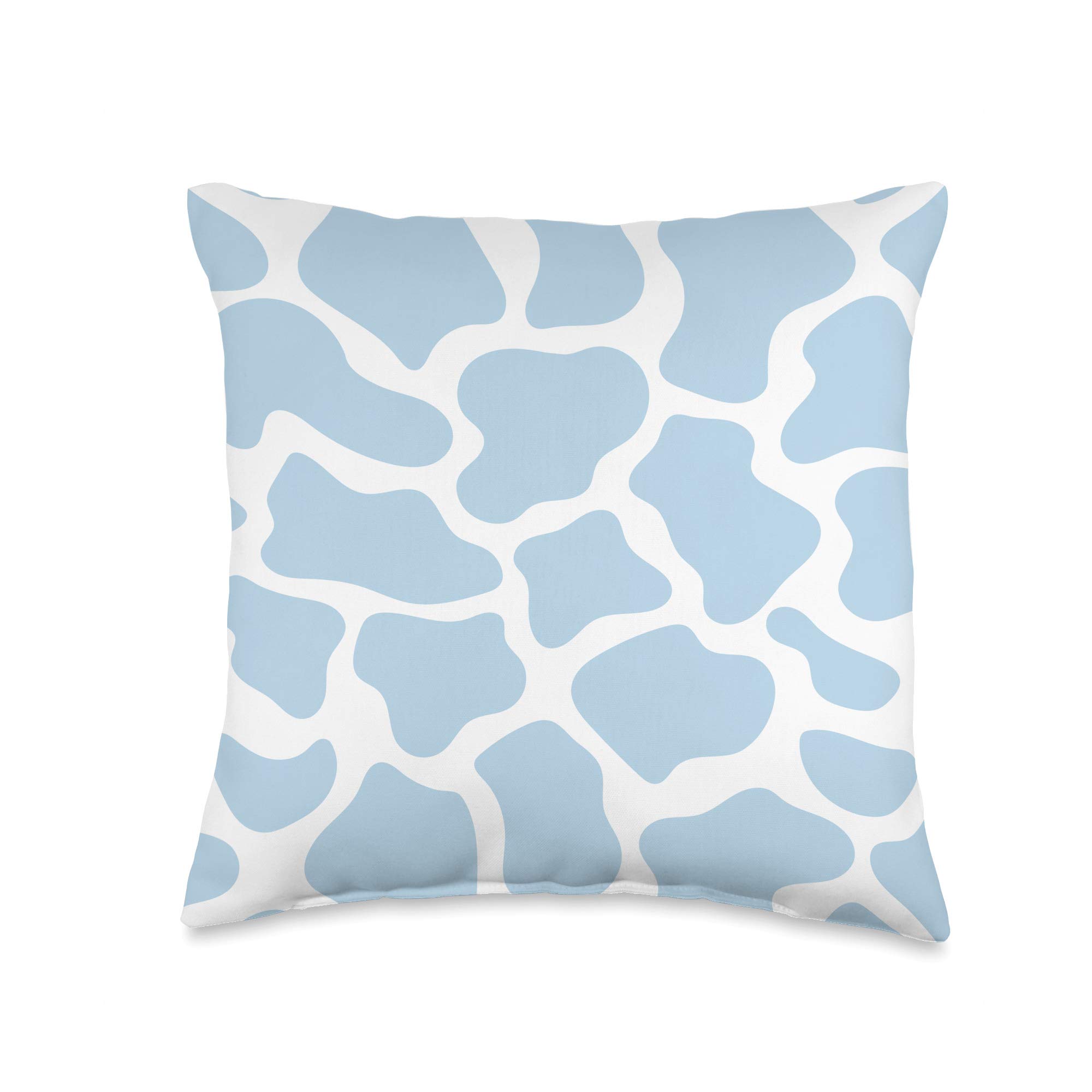 Blue Cow Print Background