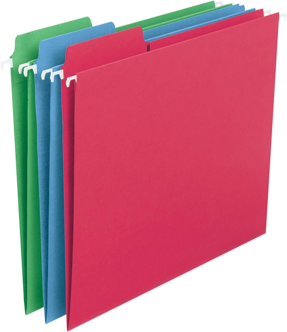Amazon.com : Smead Hanging File Folder with Tab, 1/5-Cut Adjustable Tab ...