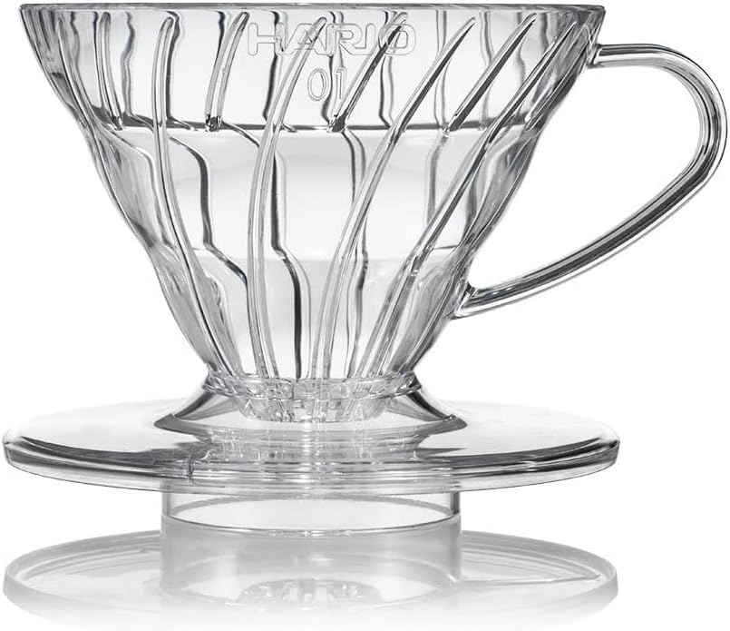 HARIO VDR-01-T Transparent Dripper 01 Clear Coffee Hand Drip 1 à 2 ...