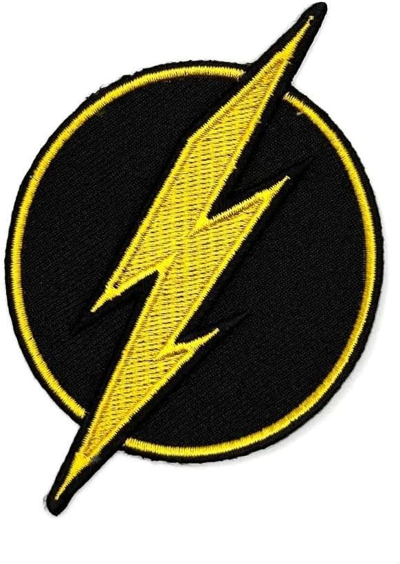 Amazon.com: PatchClub Thunderbolt Patch, 3.5 inches, White - Iron On ...
