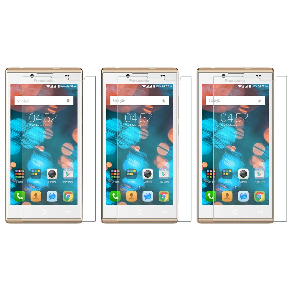 Deltakart Tempered Glass for Panasonic P66 Mega - Pack of 3 : Amazon.in ...