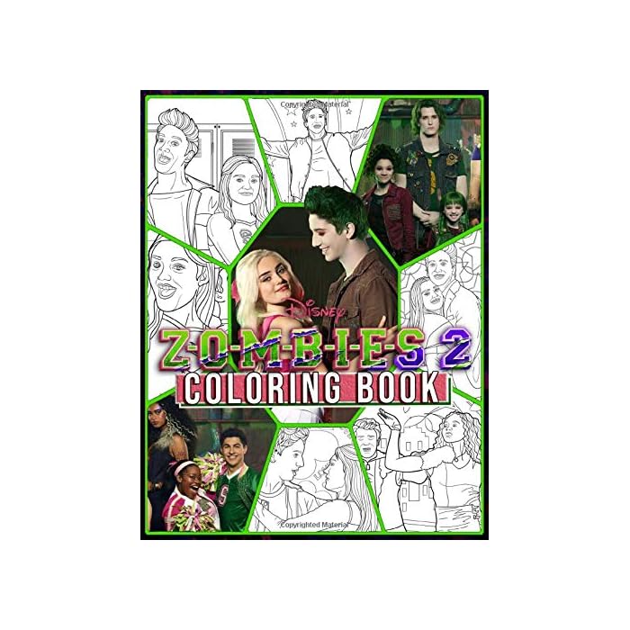 Buy ZOMBIES 2 Coloring Book: Z-O-M-B-I-E-S 2 Coloring Book Based On ...