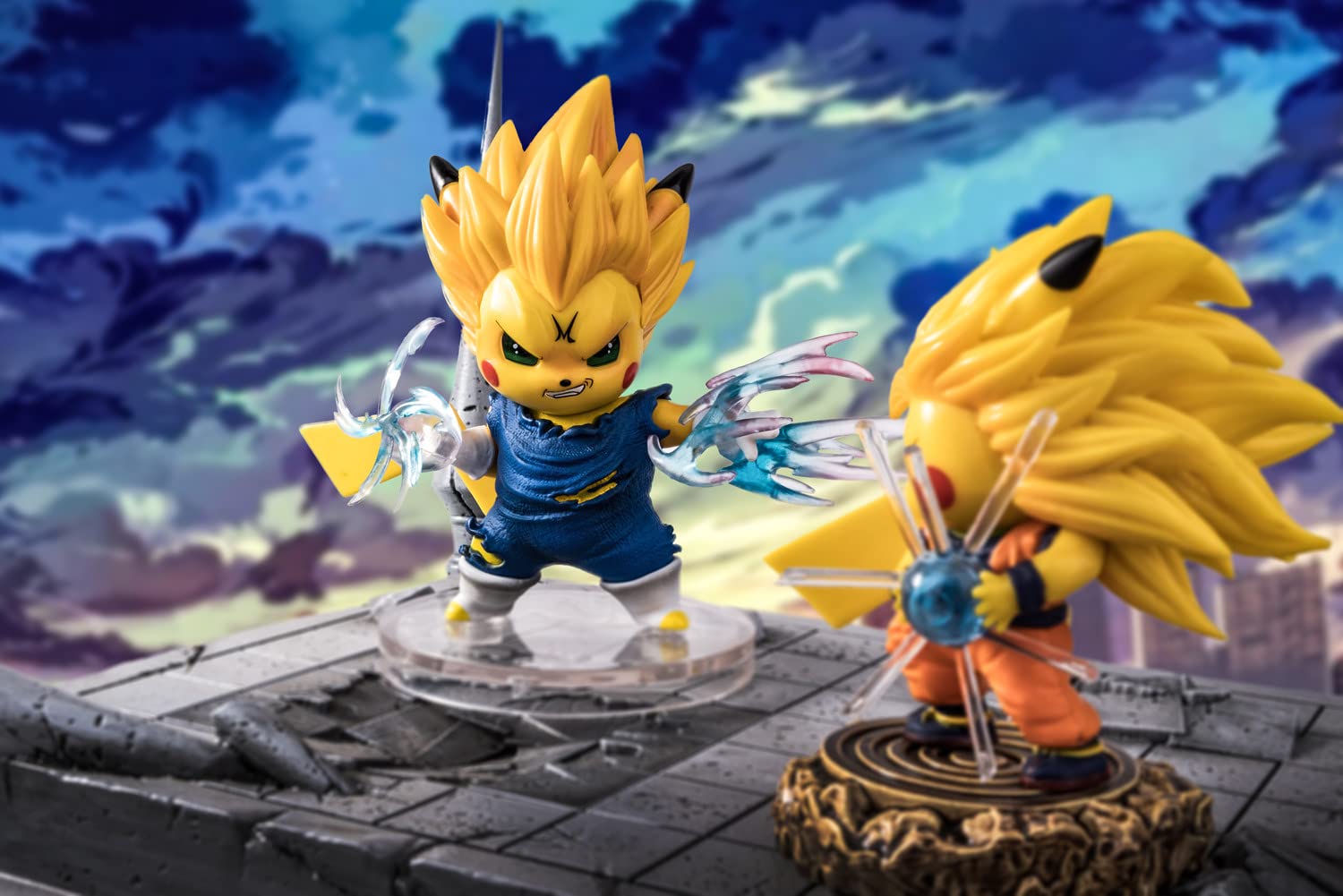 DBZ Action Figure Pikachu Cosplay Goku Figure GK Super...B098PTLCVV ...