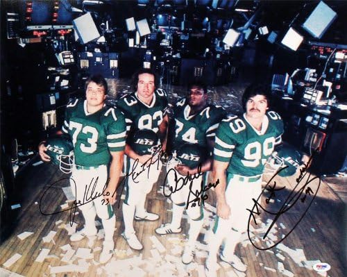 New York Jets Sack Exchange Signed Autographed 16x20 Photo PSA at ...