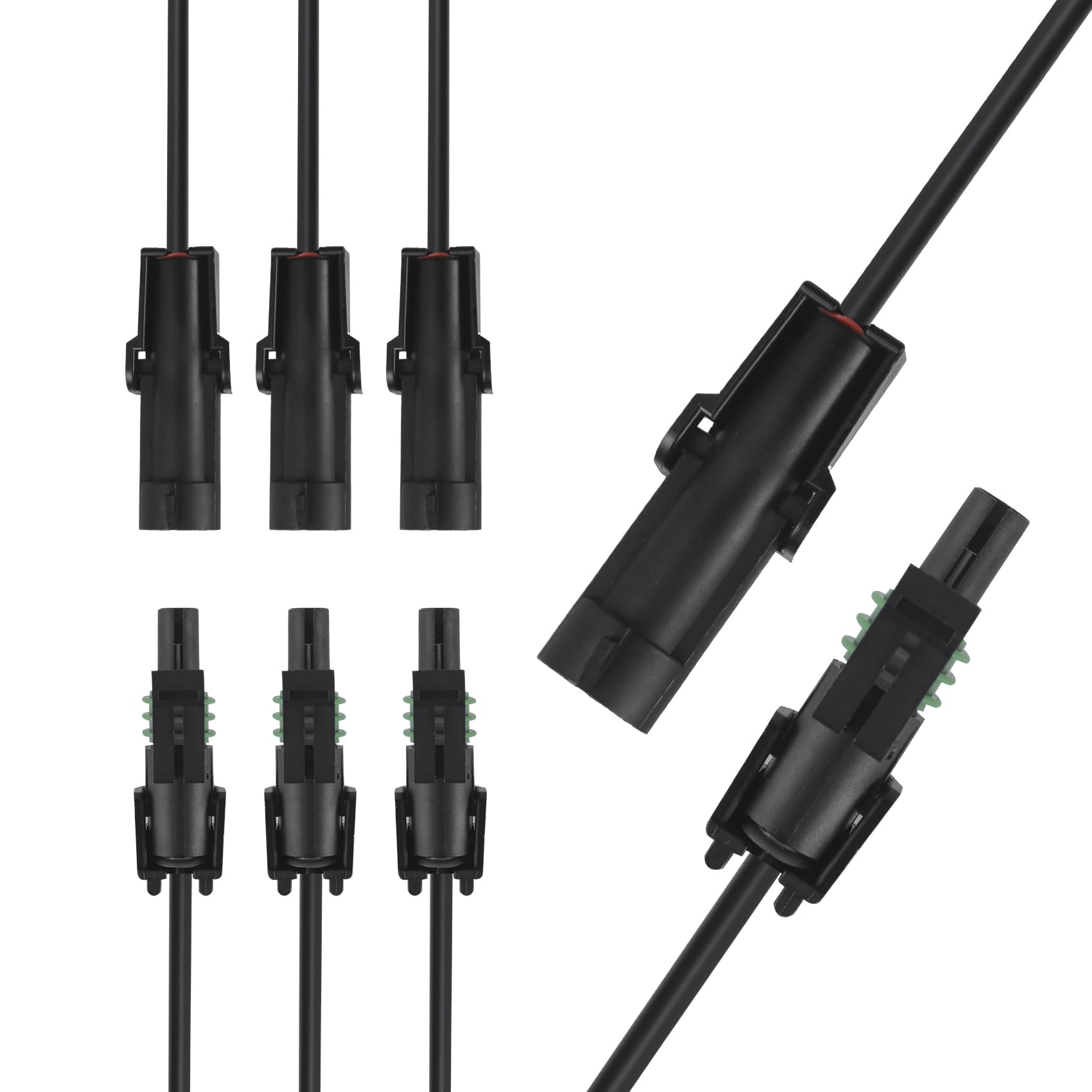 Snapklik.com : MUYI Weather Pack Connector, 1 Pin Waterproof Connector ...