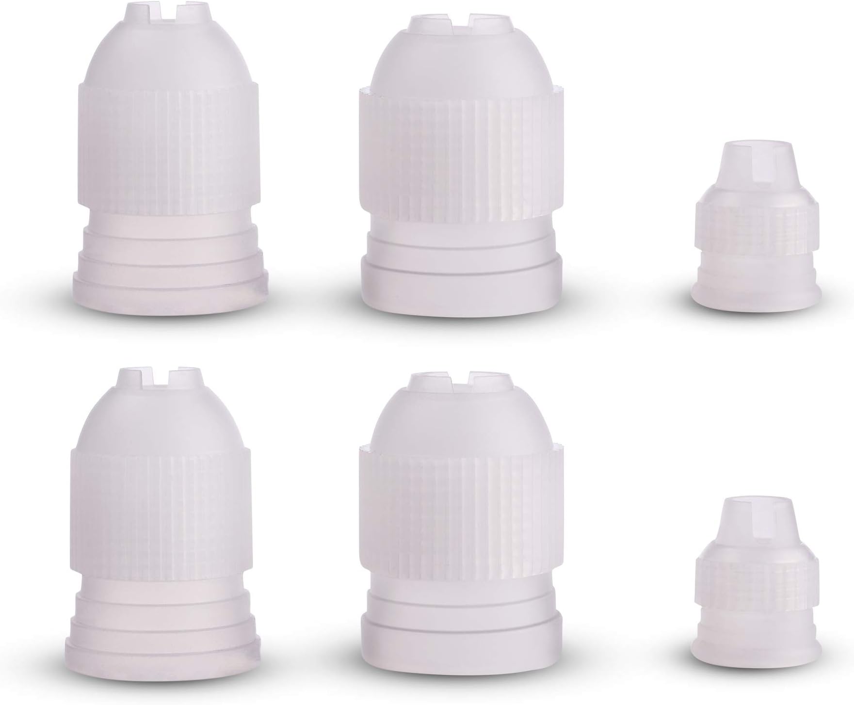 Amazon.com: 6pcs Plastic Coupler Adaptor for Icing Piping Nozzle - Cake ...