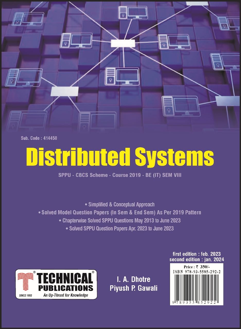 Amazon.in: Buy Distributed Systems for SPPU 19 Course (BE - SEM VIII - IT - 414450) Book Online ...