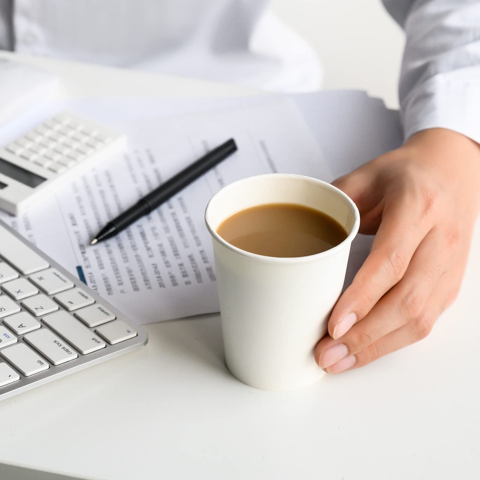 RACETOP 12 oz [1000 Pack] Disposabl Coffee Cups, Paper Cups 12 oz ...