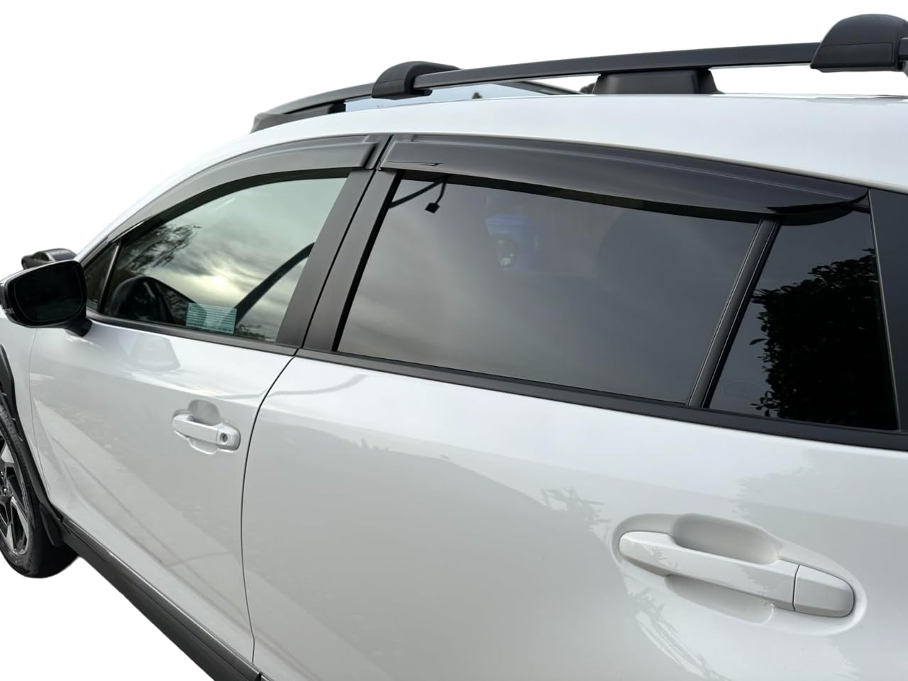 Snapklik.com : 2024-2026 Tape-On Side Window Deflector Visors For ...