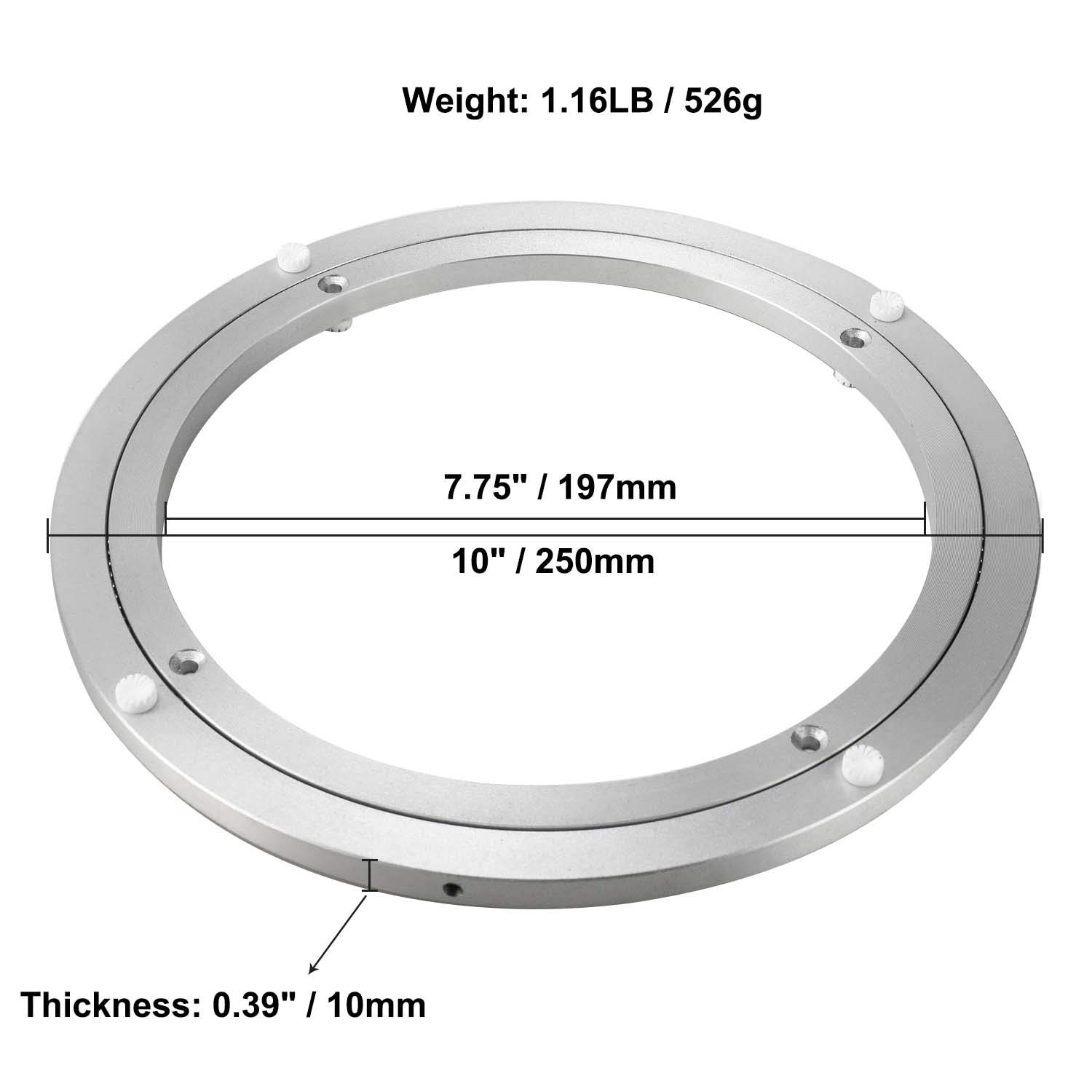 Snapklik.com : DasMarine Aluminium Lazy Susan Ring,Rotating Bearing ...