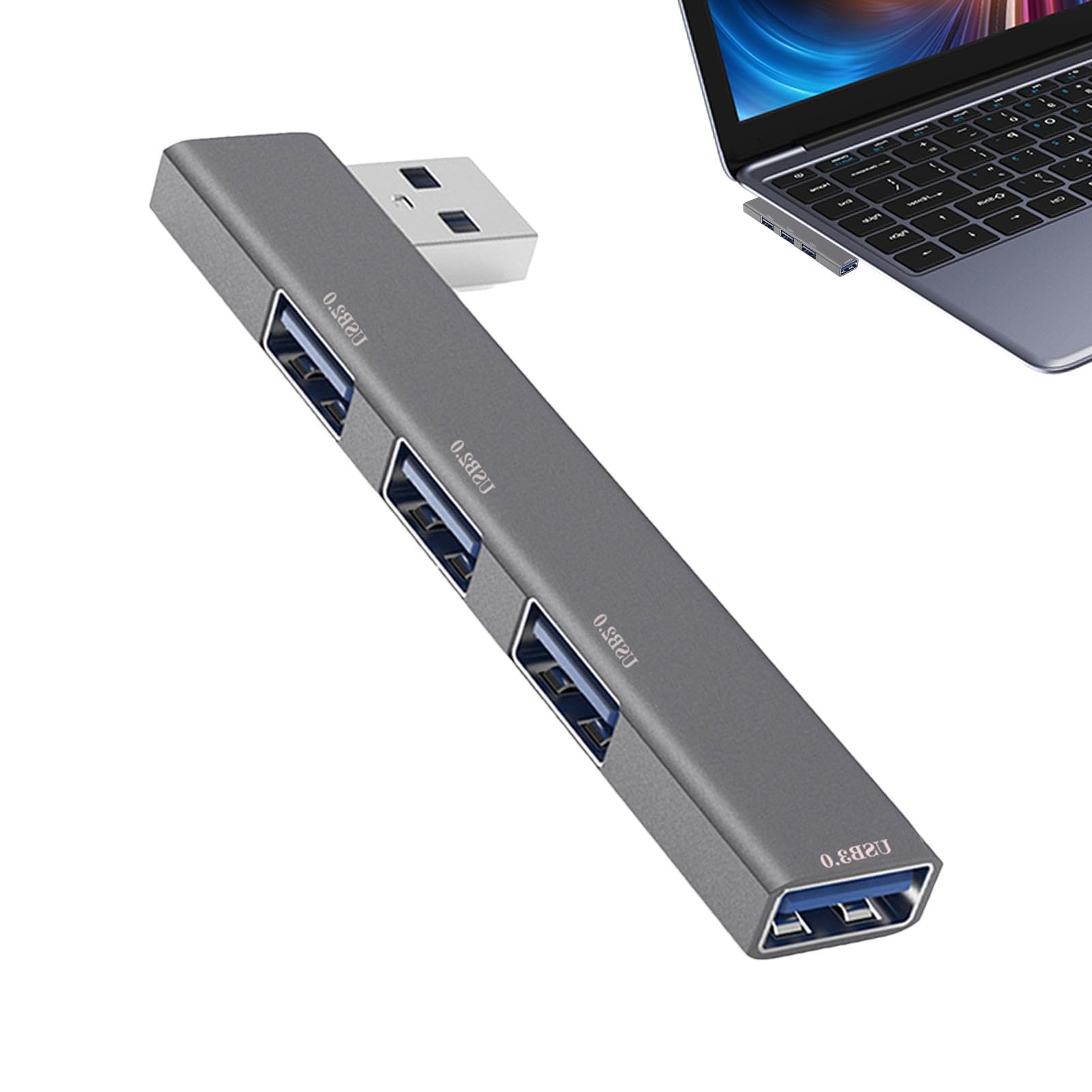 Amazon.com: USB Hub 3.0-4 Port USB Splitter, Fast Data Transfer USB ...