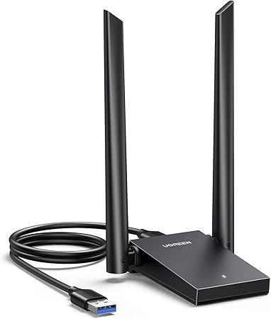 Amazon.com: UGREEN WiFi Adapter, AX1800 WiFi 6 Adapter for Desktop PC ...