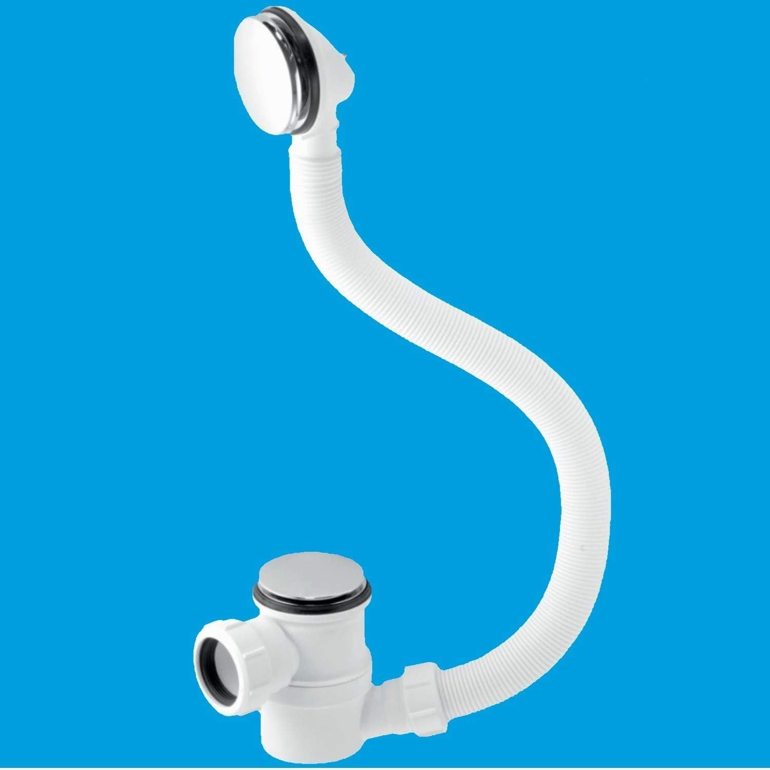 McAlpine HC2650UK Bath Trap with Top Access - Chrome/White : Amazon.co ...