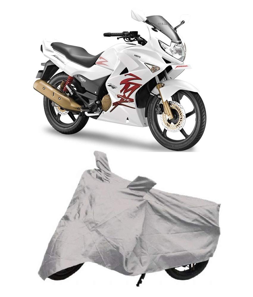 Utkarsh Silver Matty Bike Body Cover for Honda Karizma ZMR Old Model ...