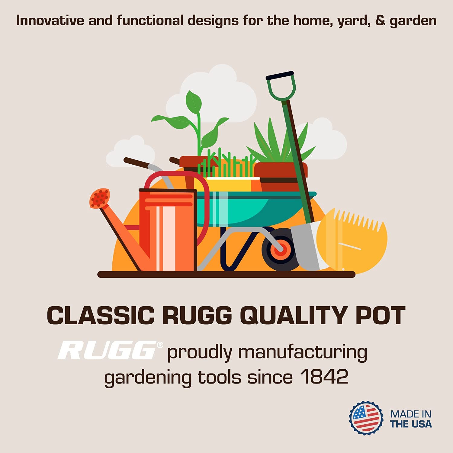 Snapklik.com : Rugg Round Rolled Rim Planter, UV Resistant Polyresin ...