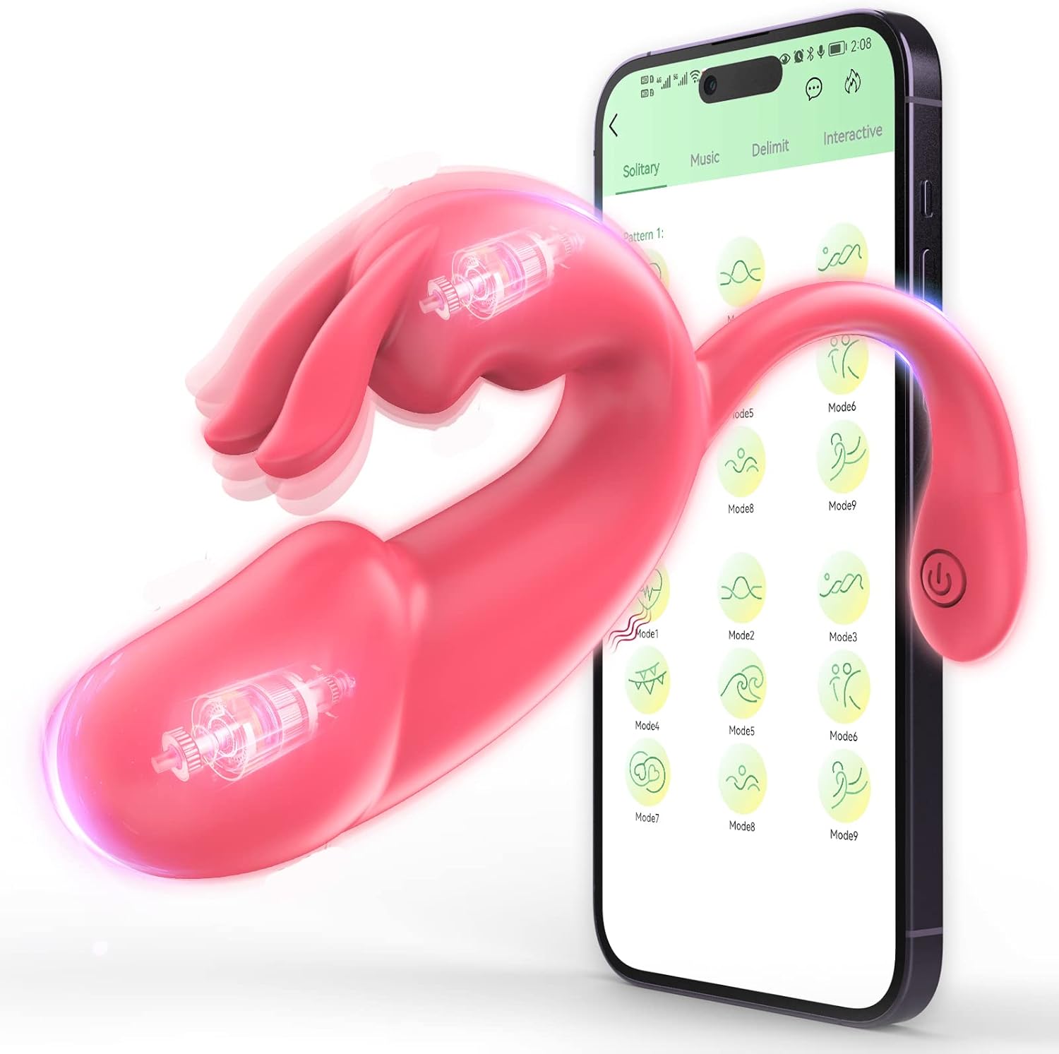 G Spot Rabbit Vibrator With App And Remote Control Sex Toys For Clitoris