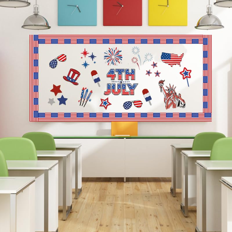 Snapklik.com : 32.8 Feet 4th Of July Bulletin Board Borders, American ...