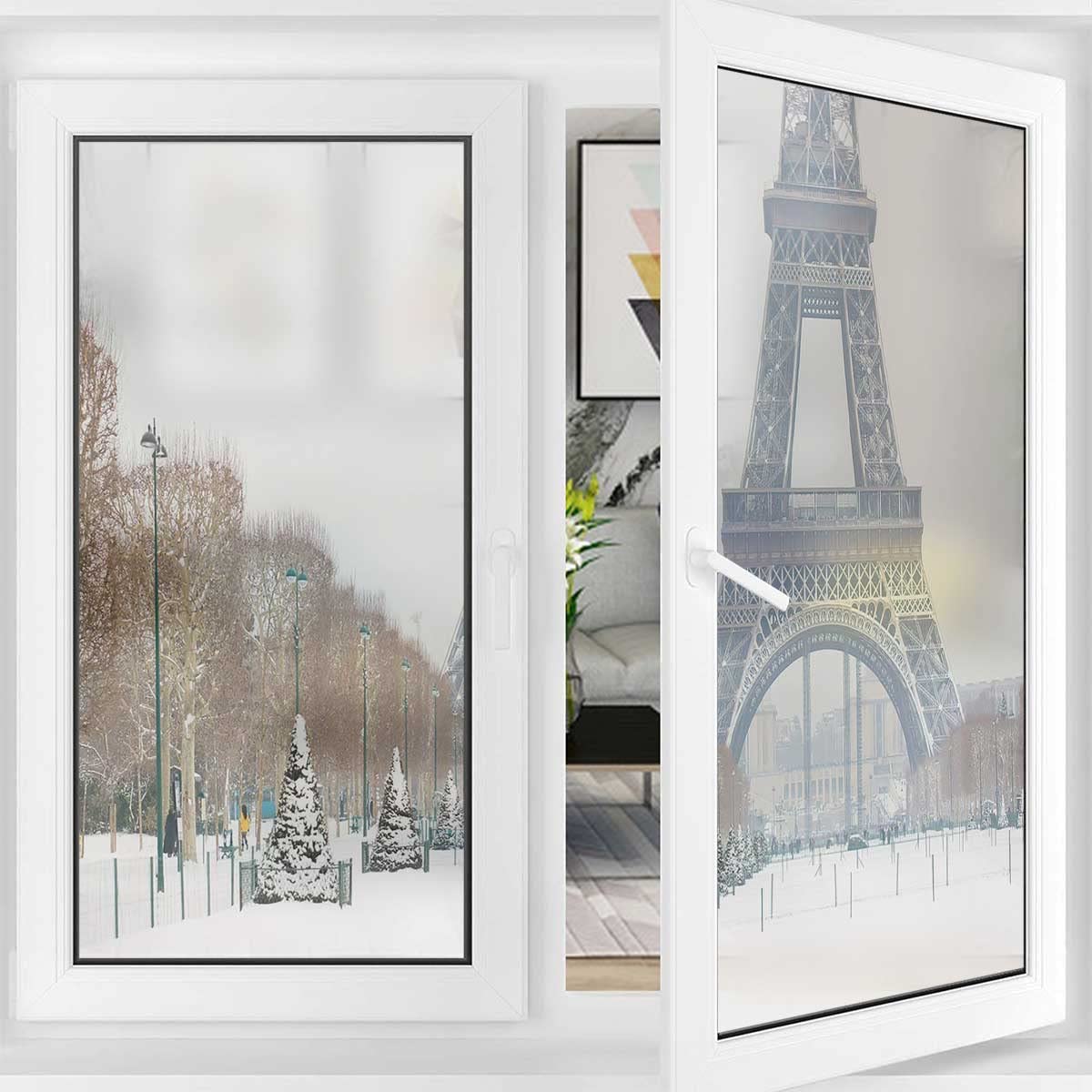 Frosted Window Snow
