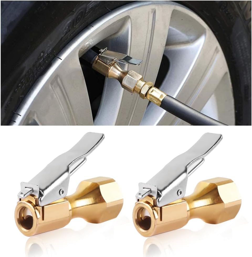 Amazon.com: SSNNUU 2PCS Open Flow Straight Lock-On Air Chuck with Clip ...