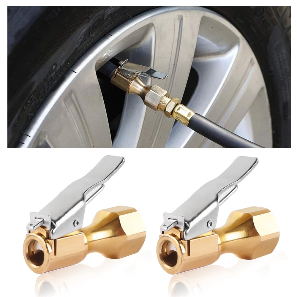 Amazon.com: SSNNUU 2PCS Open Flow Straight Lock-On Air Chuck with Clip ...