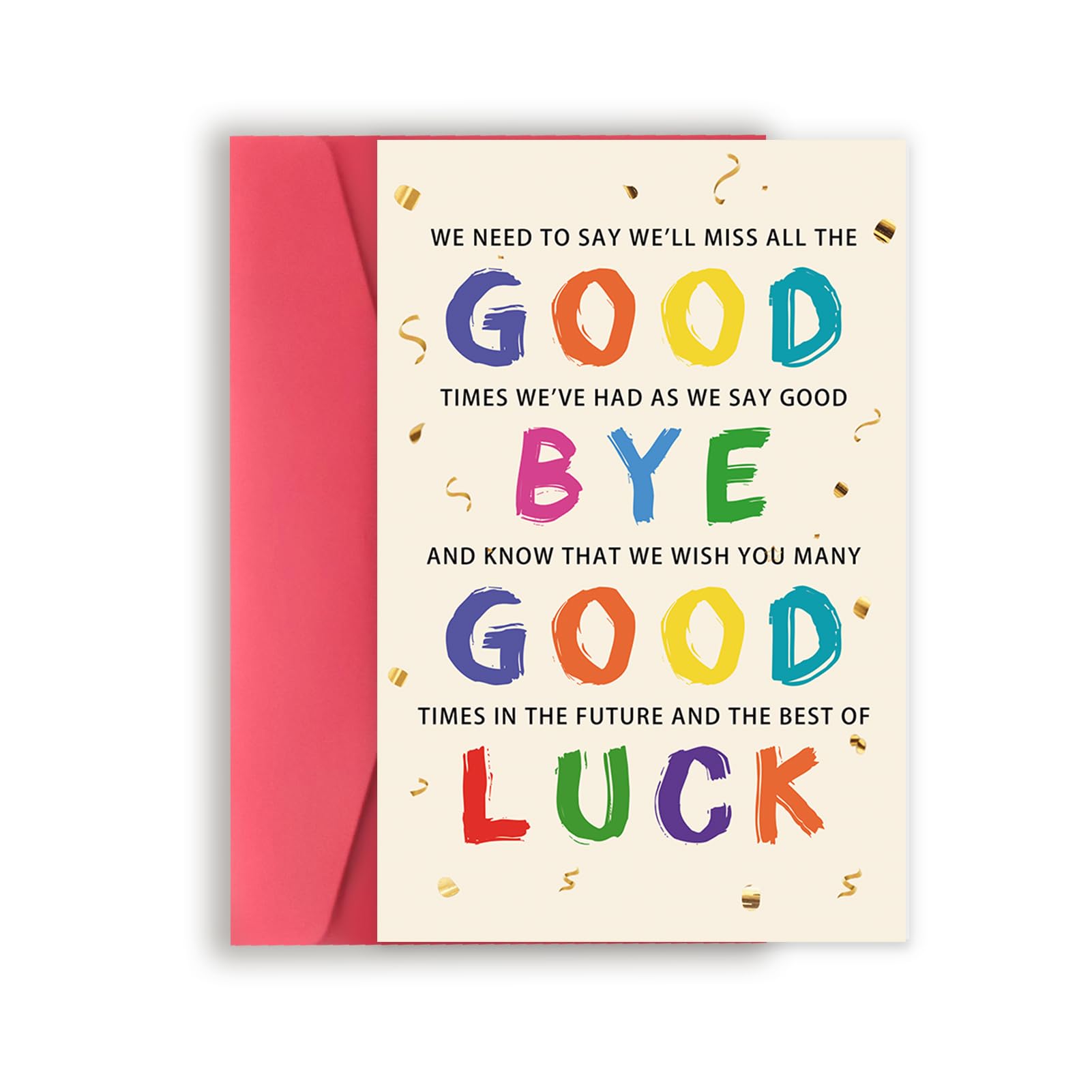 Co Worker Going Away Card