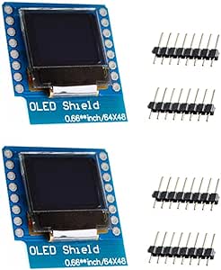 Amazon.com: 0.66 inch OLED Shield I2C IIC Display Mini OLED Module for ...