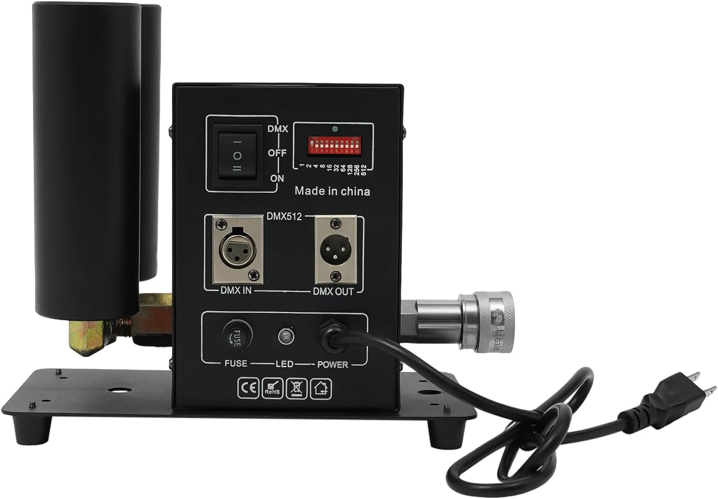 Amazon.com: 110V 250W CO2 Fog Cannon Stage Smoke Fog Machine Double ...