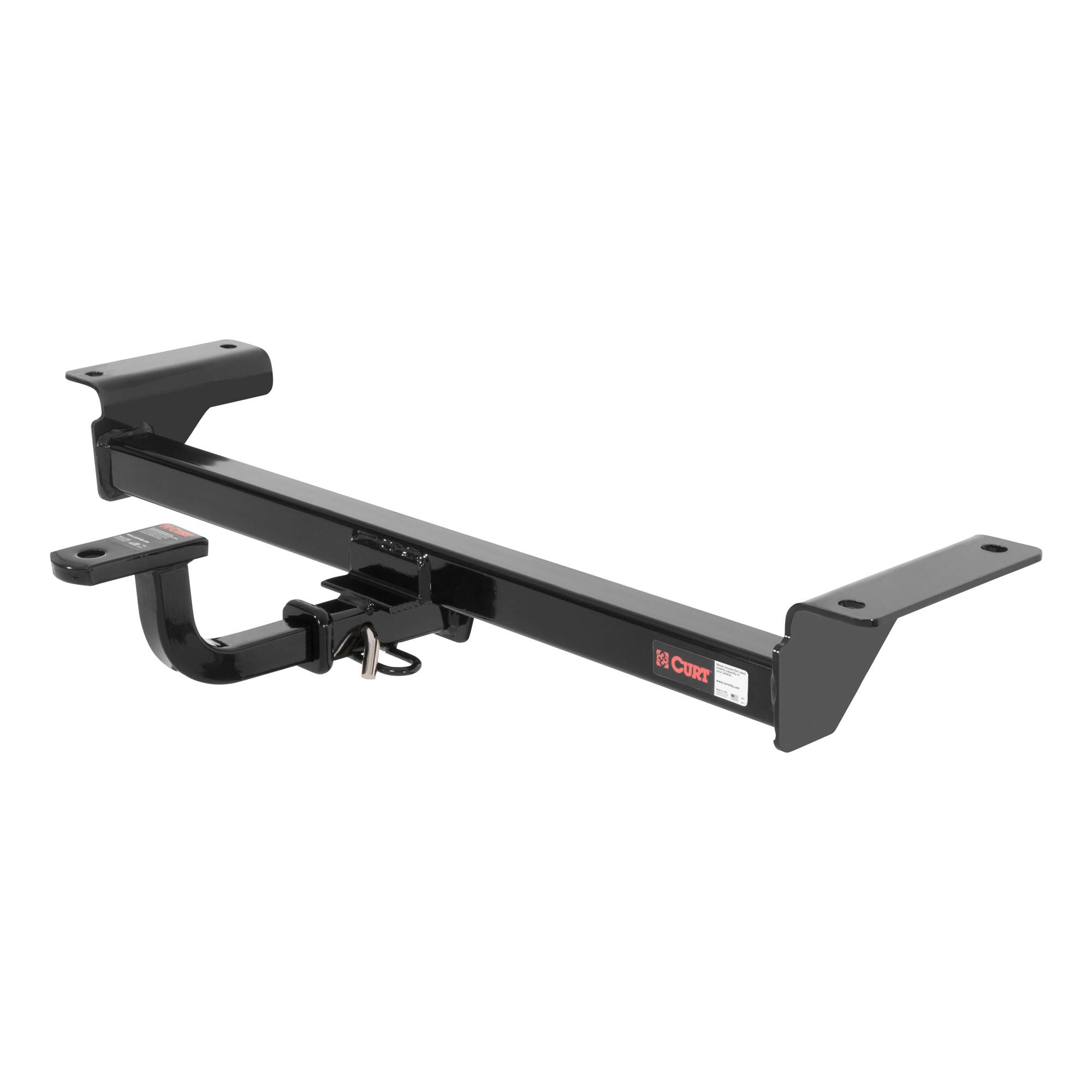 CURT 120043 Class 2 Trailer Hitch with Ball Mount, 1-1/4-Inch Receiver ...