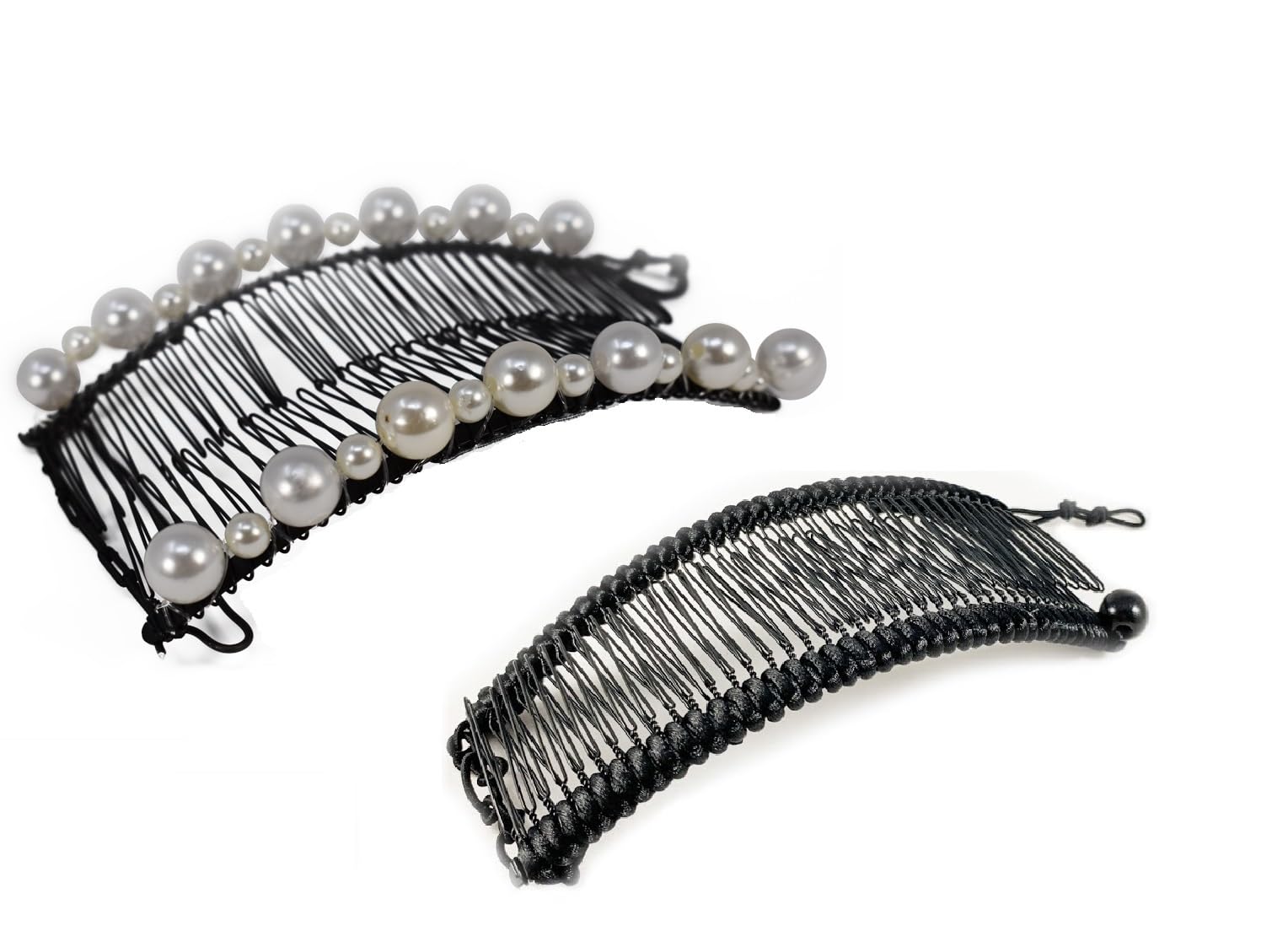 Amazon.com : Stretch Banana clips (2-Pack) - Hair Combs for Thick or ...