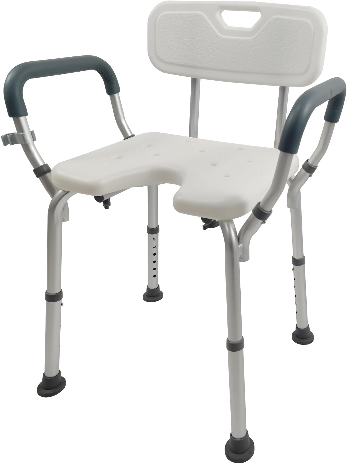 Shower Chair With Back Support MedGear DURA Hygienic Shower Chair With ...