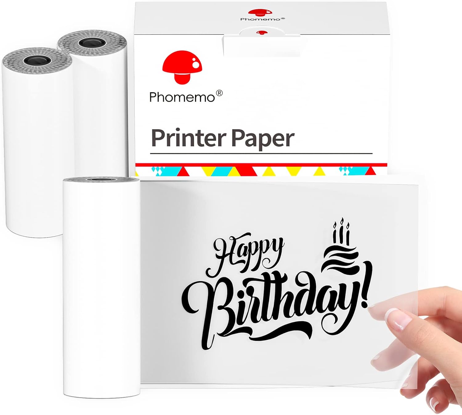 Phomemo Papier Thermique Transparent 80mm, Compatible avec les Mini ...