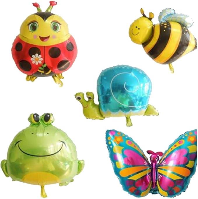 Amazon.com: 5pcs Insect Animal Foil Balloons Mylar Balloons for ...