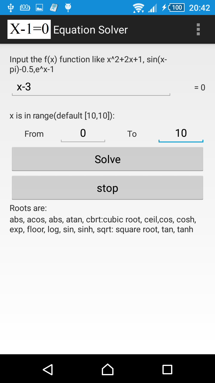 Equation Solver - App on Amazon Appstore